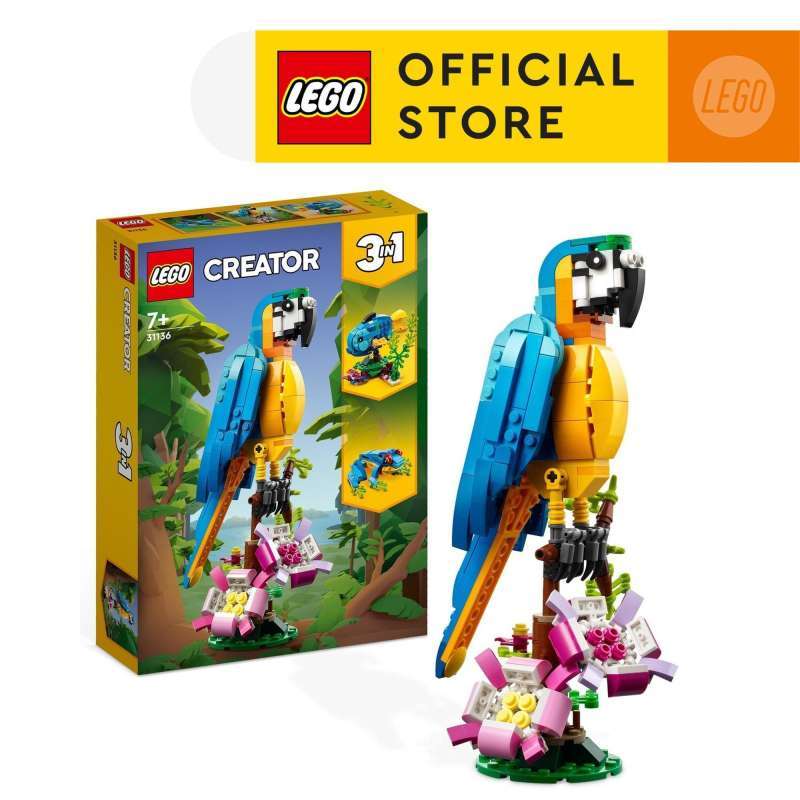 Promo Lego Creator 31136 Exotic Parrot Building Toy Set (253 Pieces ...