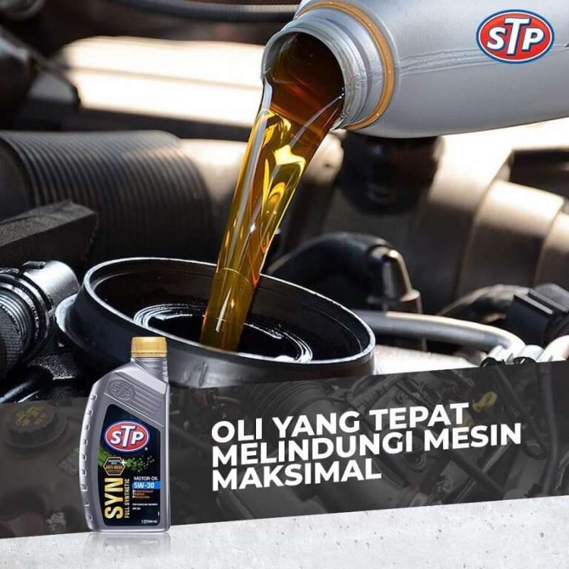 Promo Stp Full Synthetic Motor Oil Sae 5w-30 Oli Mesin Mobil 5w30 Bensin Stp Diskon 10% Di ...