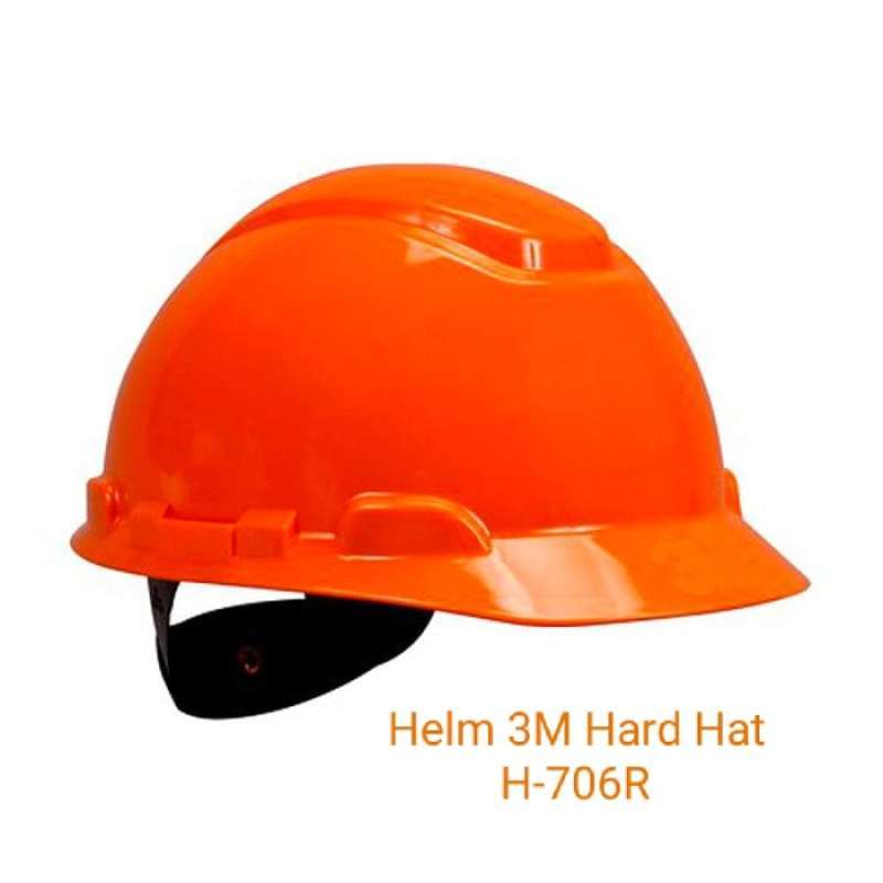Promo Helm Safety 3M Hard Hat H-706R Warna Orange - Safety Helmet 3M ...