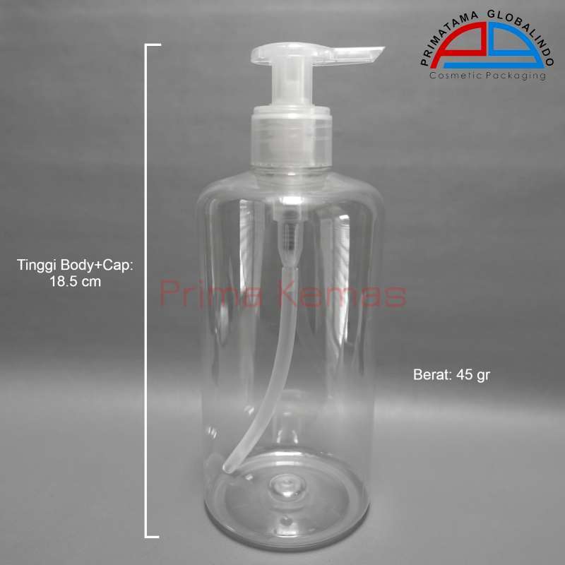 Jual Botol Hs 500 Ml & Pump Lotion B 28/410 - Botol Hand Sanitizer 500 ...