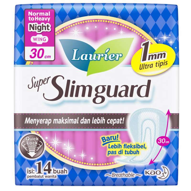 Jual Laurier Super Slim Guard Night 30Cm 14 S di Seller Foodmart Pasar ...