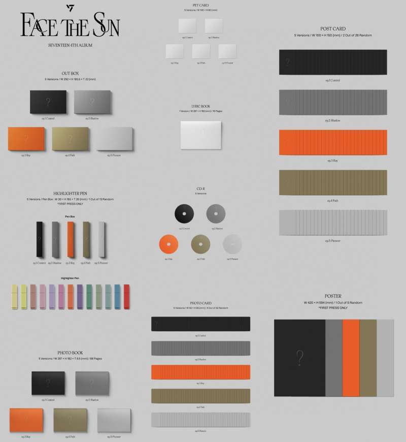 Jual [ready] Svt - Face The Sun (photobook) Di Seller Olypop_aii ...