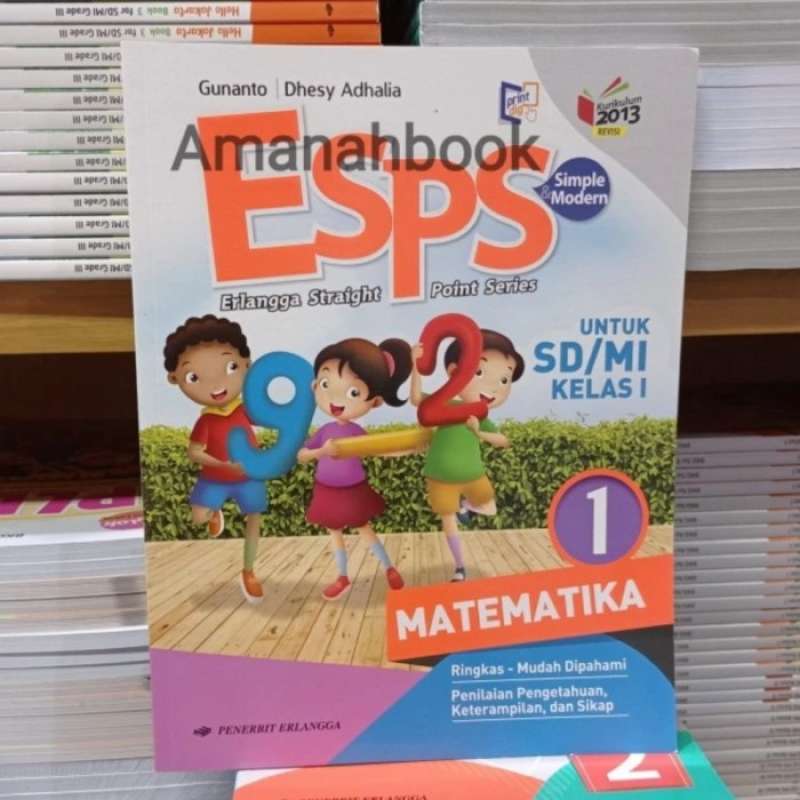 Promo Buku ESPS Matematika Kelas 1 SD Kurikulum 2013 Erlangga Diskon 23% di Seller Ken Book ...