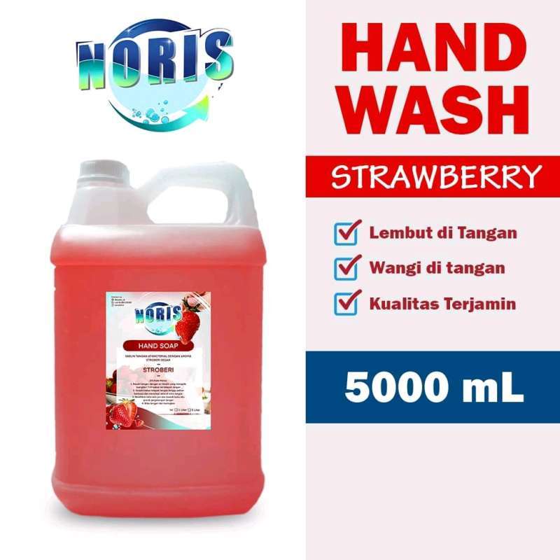 Jual Noris Sabun Cuci Tangan Strawberry di Seller Bersihh Cleaning ...