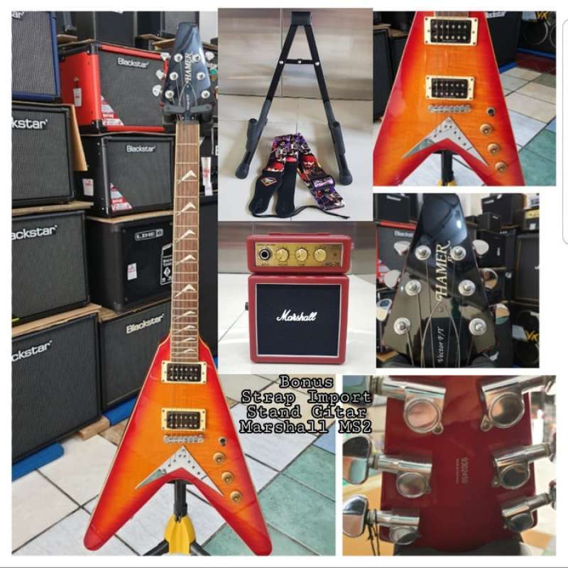 Promo Gitar Elektrik V HAMER VECXF Vector XT Series Made in Indo ...