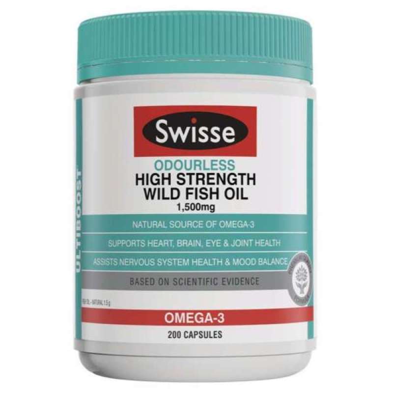 Promo [OMNIA BUNDLE OFFER] SWISSE Odourless Wild Fish Oil 1500mg Omega ...