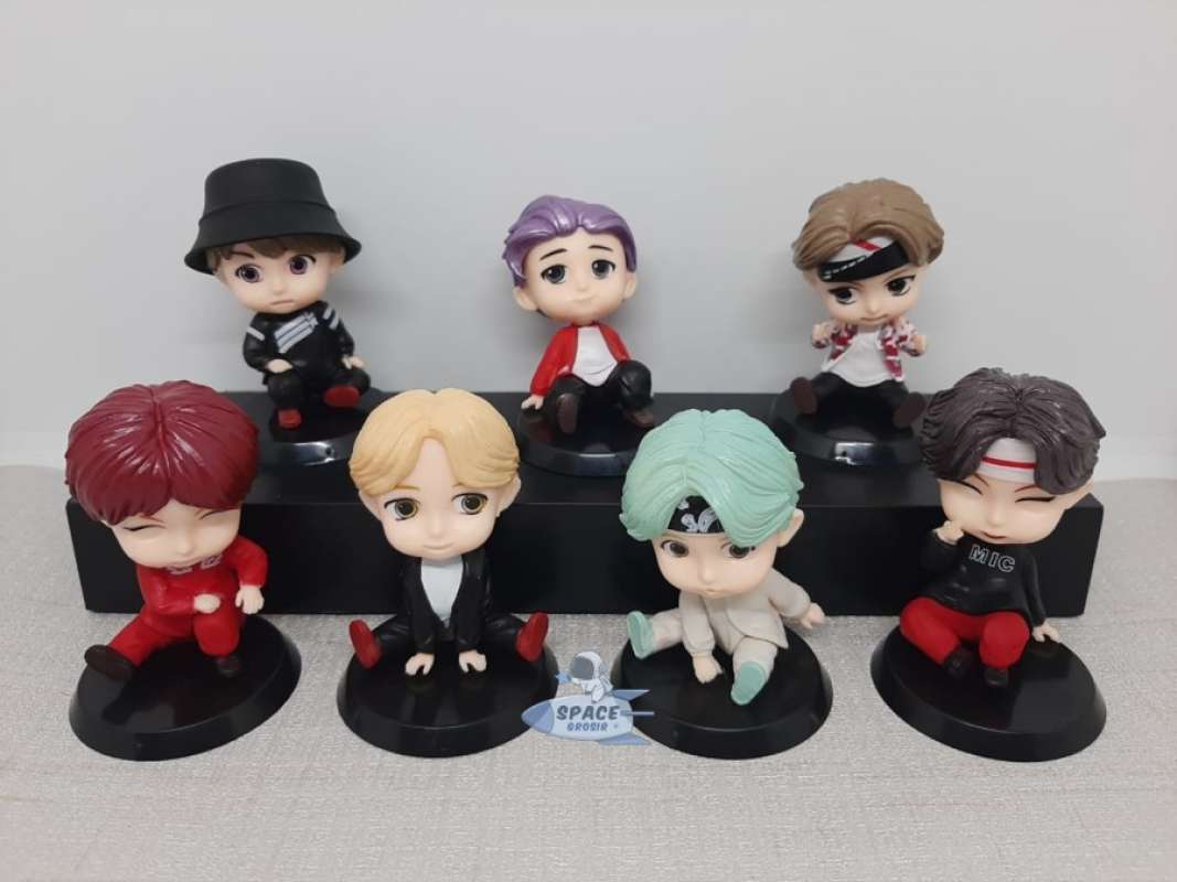 Jual Action Figure BTS Army KWS SET 7 pcs ALL MEMBER V Jimin SUGA Jin ...