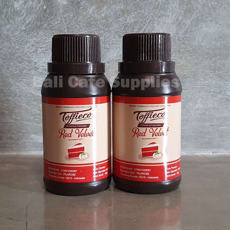 Jual Toffieco Perisa dan Pewarna Red Velvet 100gr - Flavouring ...