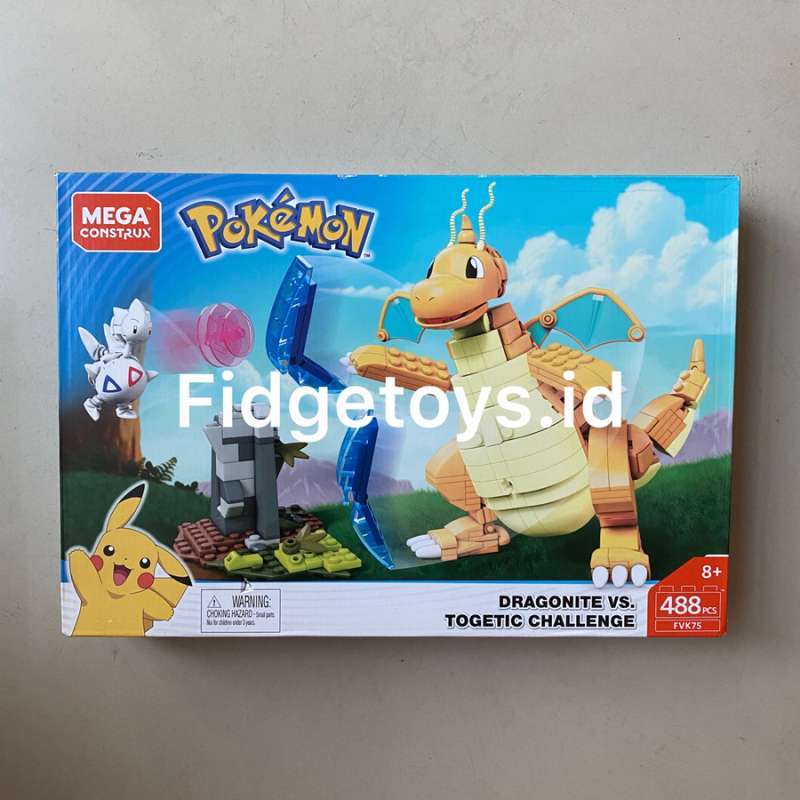 Jual Lego - Brick Mega Construx Pokemon Dragonite Vs. Togetic Challenge ...