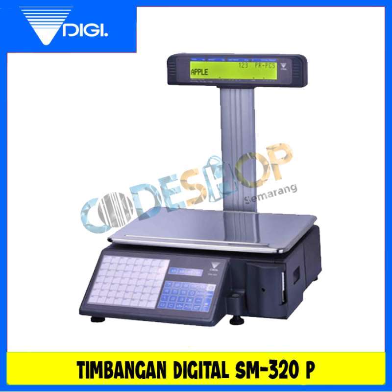 Jual TIMBANGAN DIGITAL DIGI SM 320P - DIGI SM 320 P CETAK HARGA DAN LABEL - Biru di Seller ...