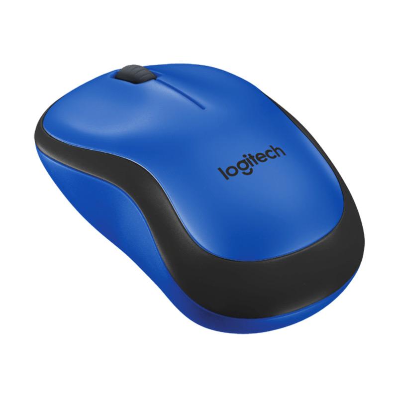Jual Logitech M 221 Silent Wireless Mouse - Blue Di Seller E-style ...