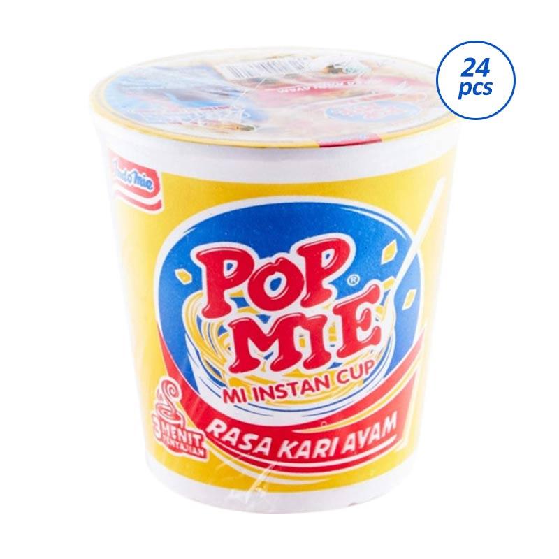 Promo Pop Mie Rasa Kari Ayam Mie Instan [75 g/24 cups] Diskon 8% di ...