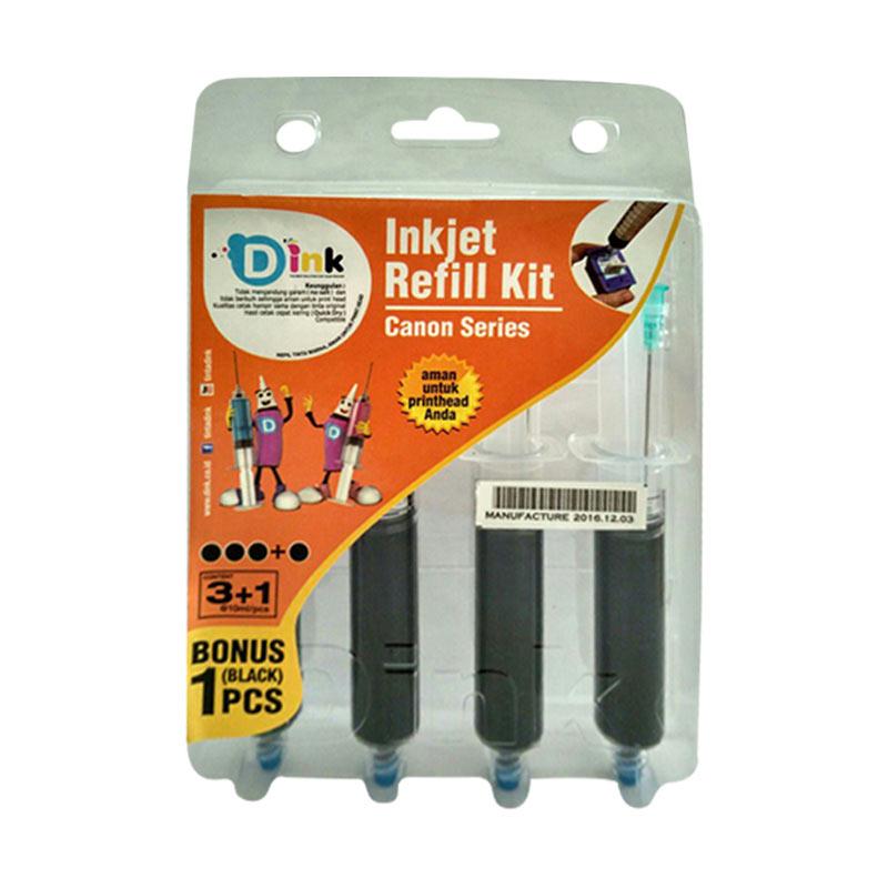 Jual D Ink Inkjet Refill Kitt For Canon Series - Black Di Seller D Ink ...