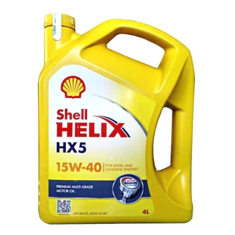 Jual OLI SHELL HELIX HX5 15W40 SNA3B3 4L.BERHADIAH KANEBO / BOTOL KEREN ...