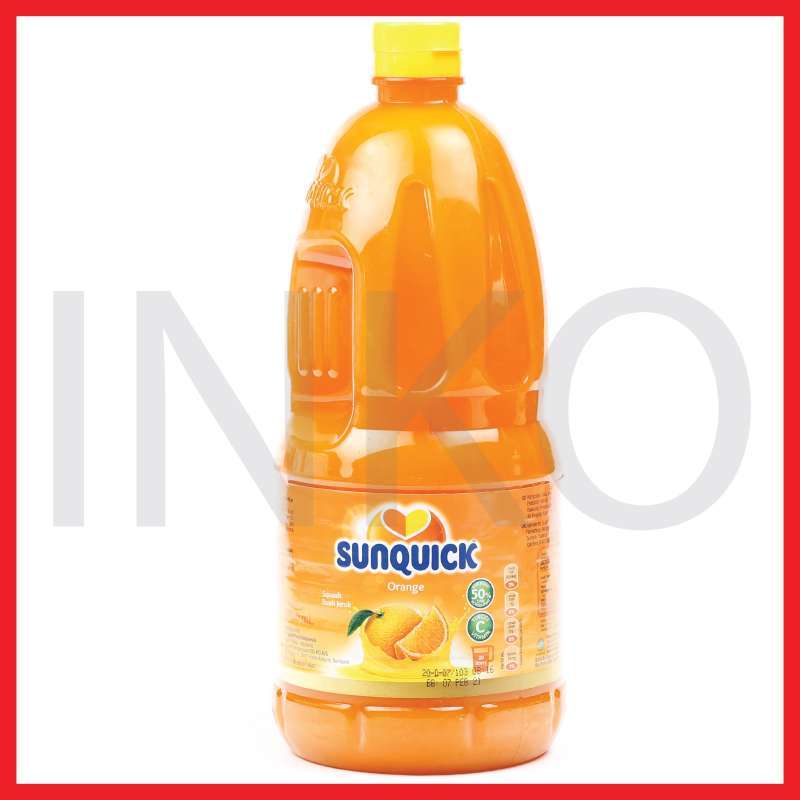 Jual SUNQUICK ORANGE SQUASH BUAH JERUK TINGGI VITAMIN C 2000ML di ...