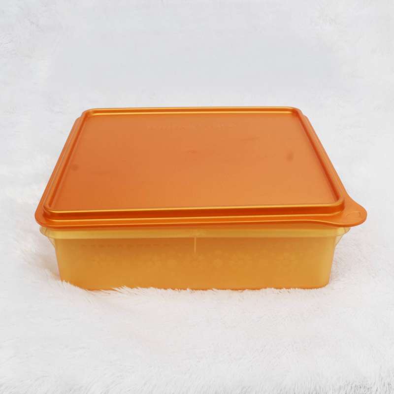 Jual Wadah Kue / Puding 2.9l Tupperware Mosaic Snak Stor Gold Di Seller ...