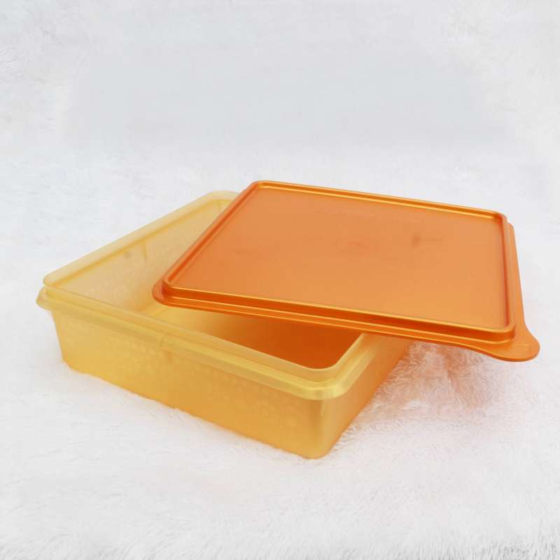 Jual Wadah Kue / Puding 2.9l Tupperware Mosaic Snak Stor Gold Di Seller ...