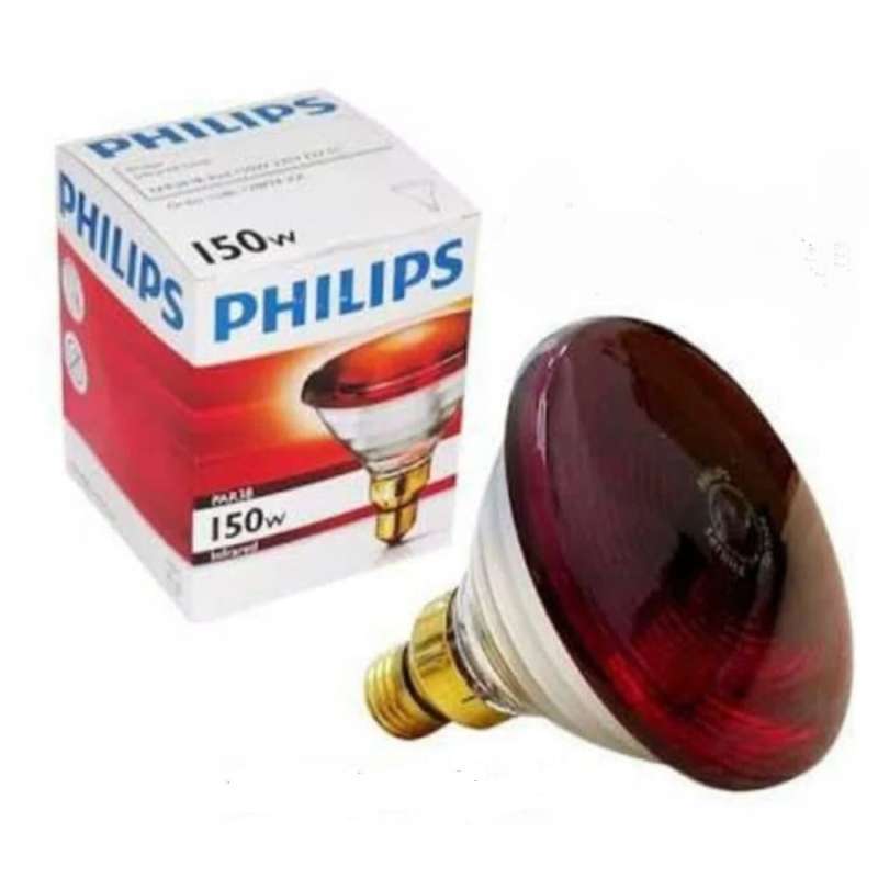 Promo Lampu Infra red philips 150w Bohlam infra merah lampu terapi ...