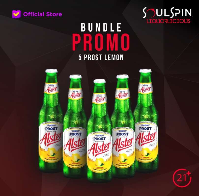 Jual Prost Alster Lemon 330 ml (isi 5 botol) di Seller SOULSPIN ...