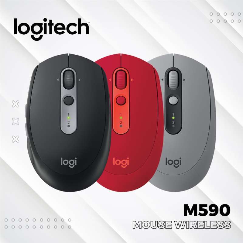 Jual Logitech M590 / M 590 Multi Device Silent Wireless Mouse di Seller ...