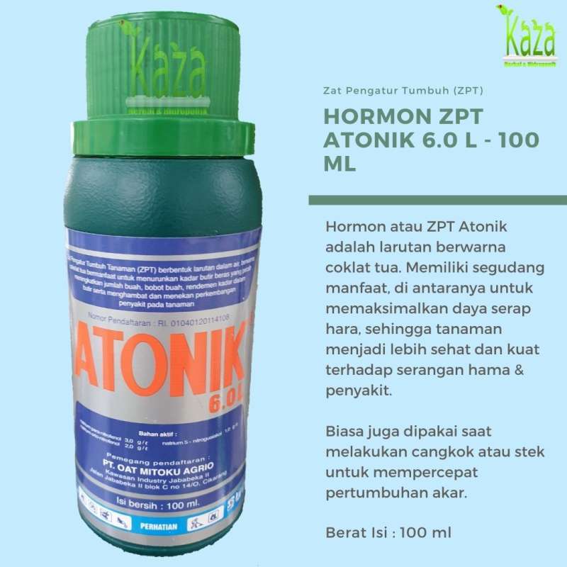 Jual Zpt Atonik 6.0 L 100 Ml - Hormon Pertumbuhan Pupuk Cair Zat ...