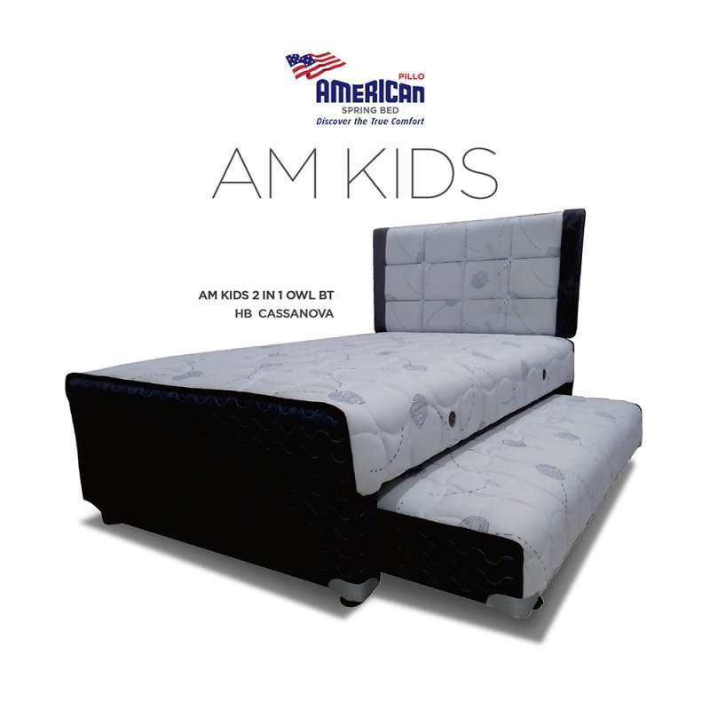 Promo American Pillo AM Kids 2in1 Kasur Spring bed - 140 X 200 Diskon ...
