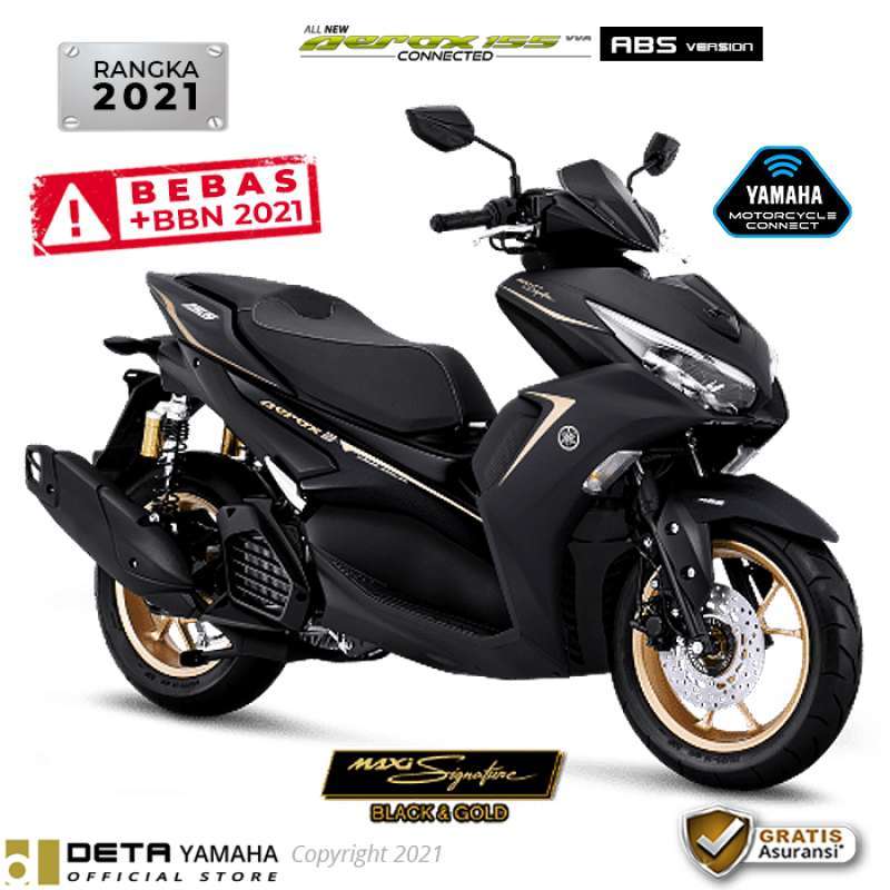 Jual DETA OFFICIAL - Yamaha All New AEROX 155 ABS-Connected Sepeda ...