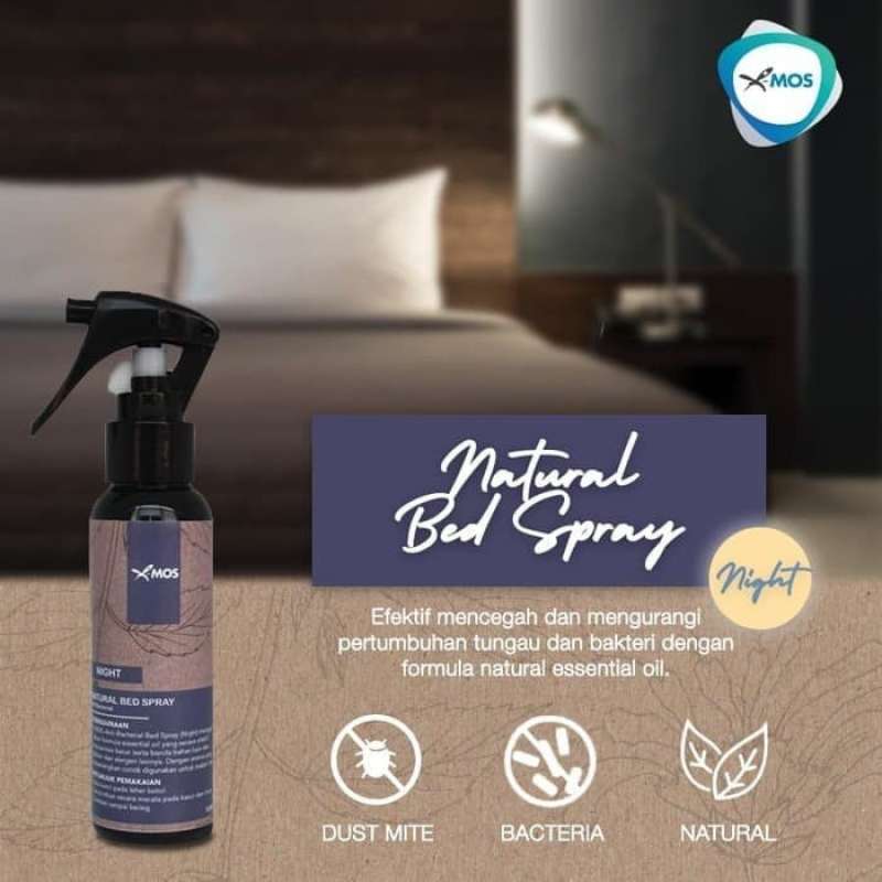 Jual X-Mos Xmos Natural Bed Spray Anti Bacterial 250ml - Night di ...