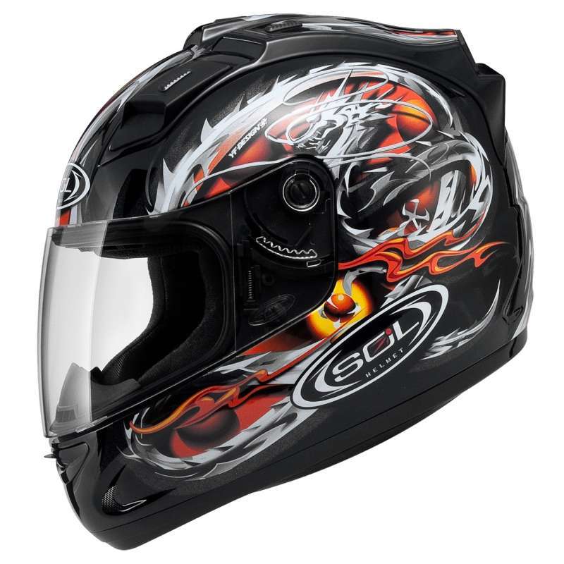 Jual Helmet Motor Cross Full Face 68S DRAGON KING Include Backup ...