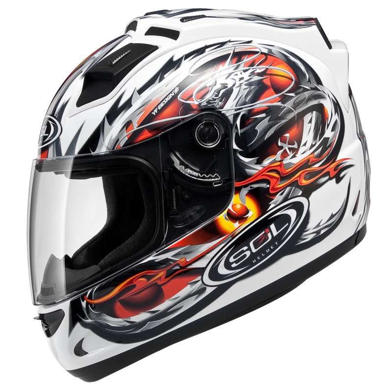 Jual Helmet Motor Cross Full Face 68S DRAGON KING Include Backup ...