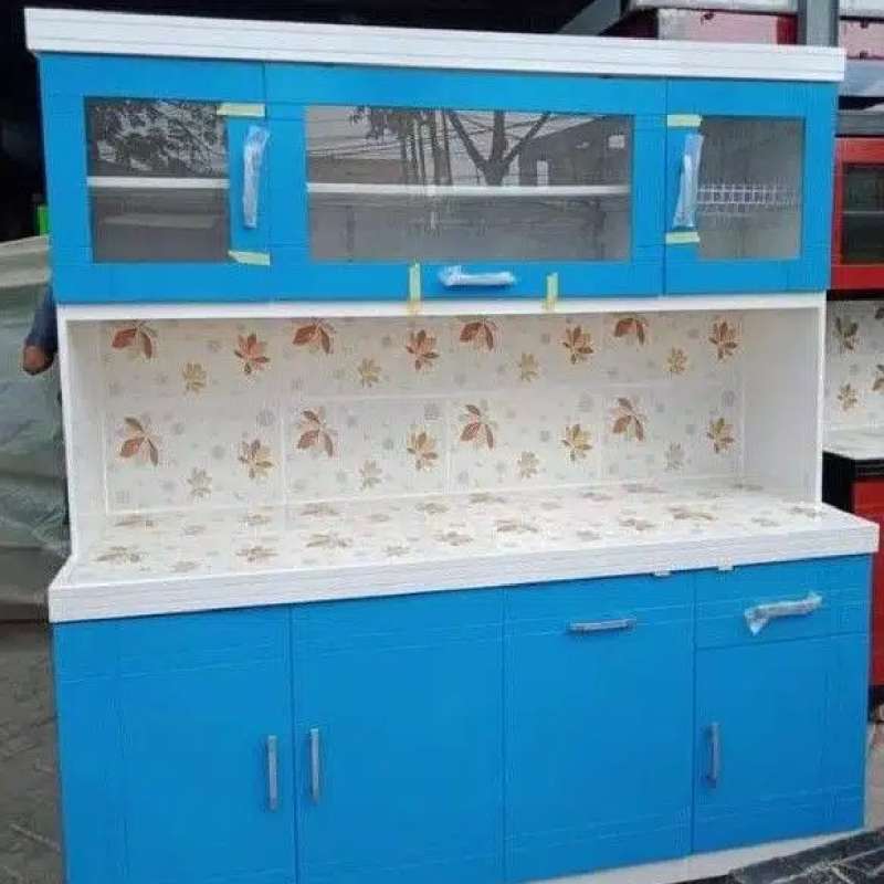 Jual kitchen set minimalis kitchen set 4 pintu rak piring 4 pintu ...