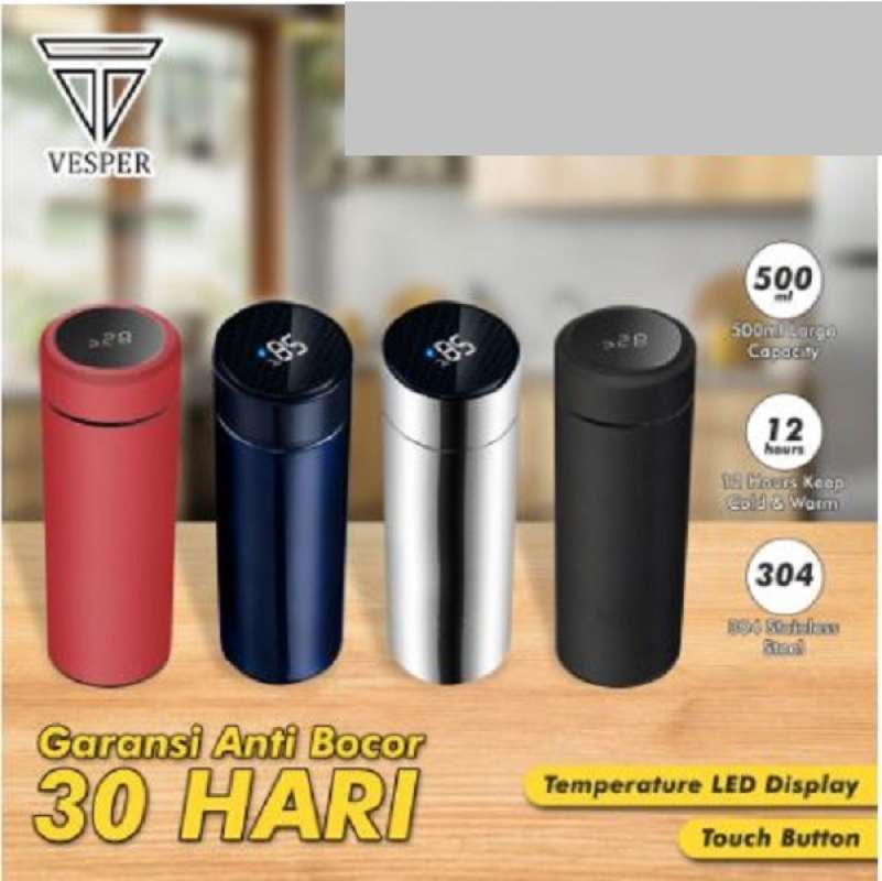 Jual Tumbler Thermos Stainless Smart Temperature LED cup / Termos ...