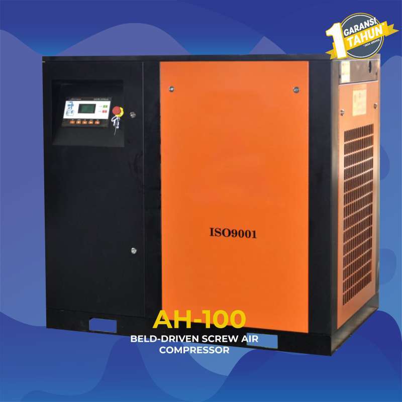 Jual Pompa Angin - Belt-Driven Screw Air Compressor - AH-100 - Importir ...