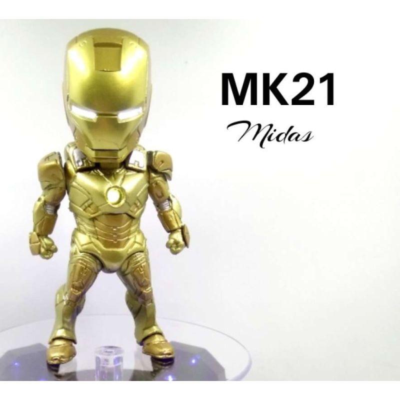 Jual Action Figure Iron Man chibi mini ori mirip kids logic MK1 MK20 ...