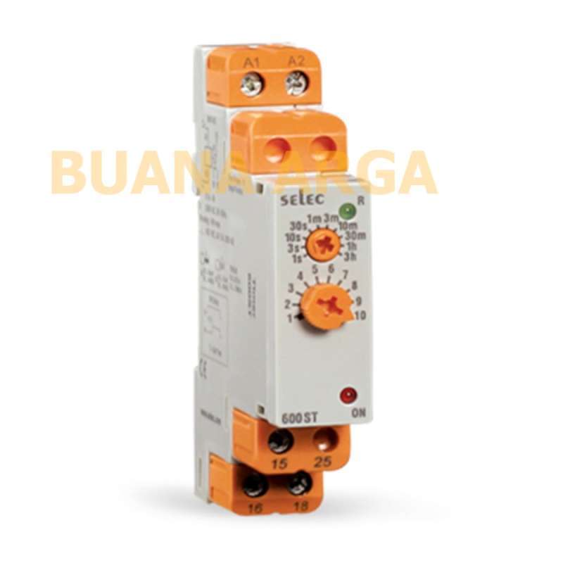 Jual 600ST Analog Timers Din Rail Mounting Pengatur Waktu SELEC di ...