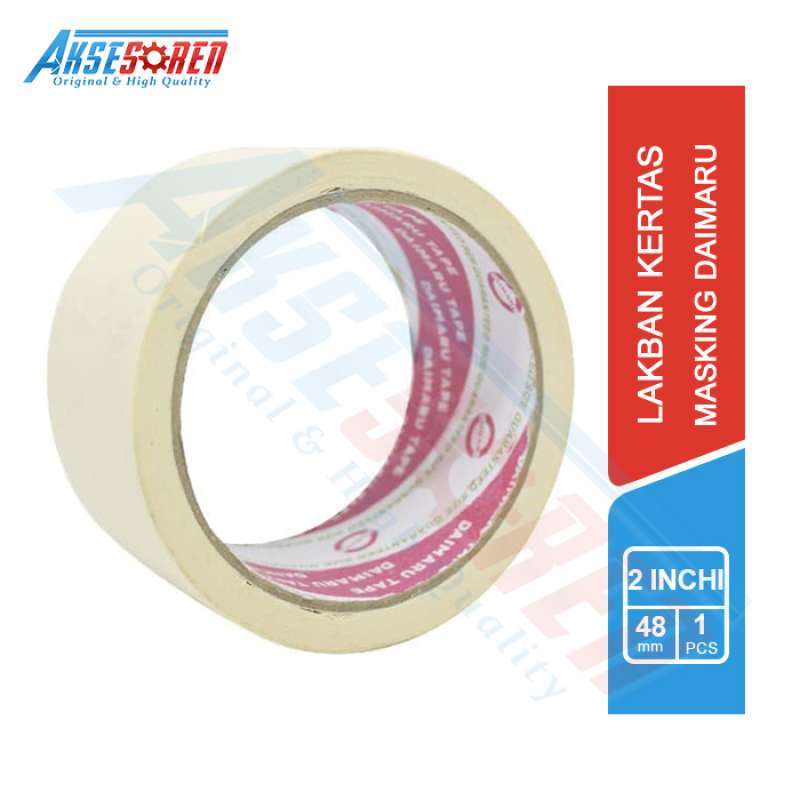 Jual Lakban Kertas Daimaru 2 Inchi [48 mm/21 M] / Masking Tape Besar ...