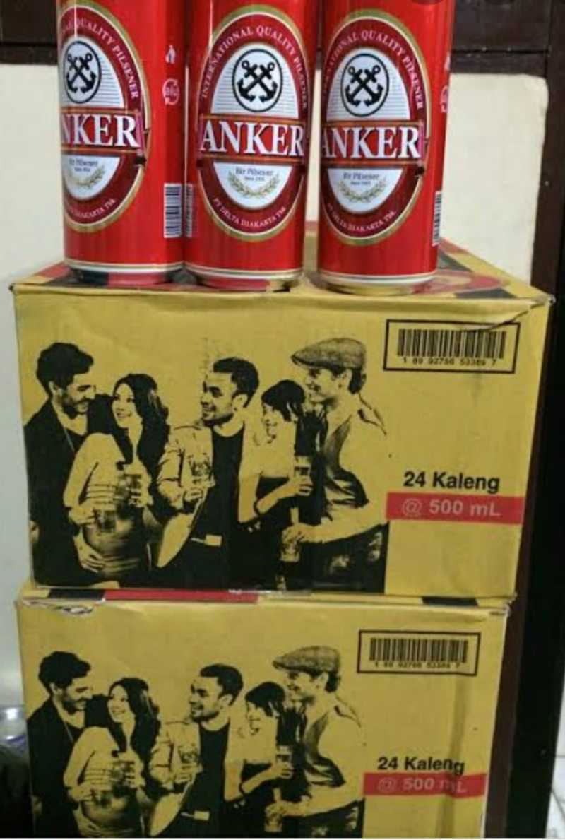 Promo Anker Bir Pilsener Can Minuman Alkohol [500 Ml] Box Instant ...