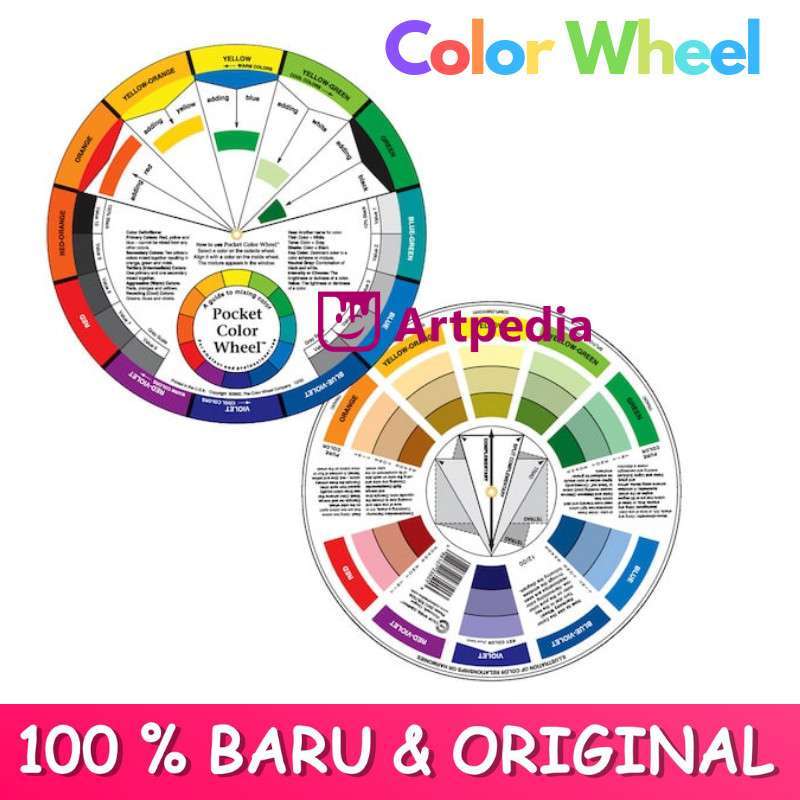 Jual Color Wheel Diameter 24cm - Cakra warna - Pocket Color Wheel Guide ...