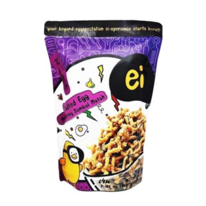 Jual KKV - Ei Snack Mie Kering Salted Egg Mee Goreng Sambal Matah 60 gr ...