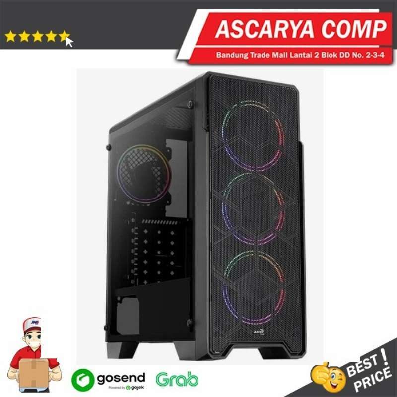 Jual Aerocool Ore Saturn FRGB - Tempered Glass Mid Tower Gaming Case di ...
