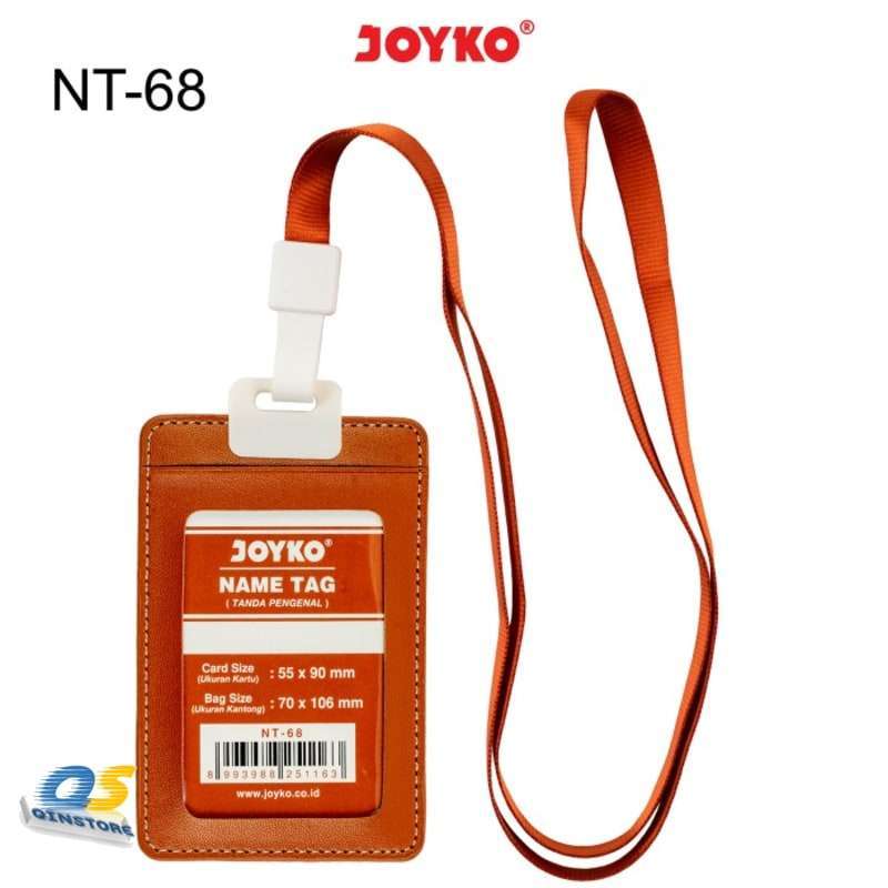 Jual Joyko Name Tag Tanda Pengenal Gantungan Kartu Nama Kulit - NT - NT ...
