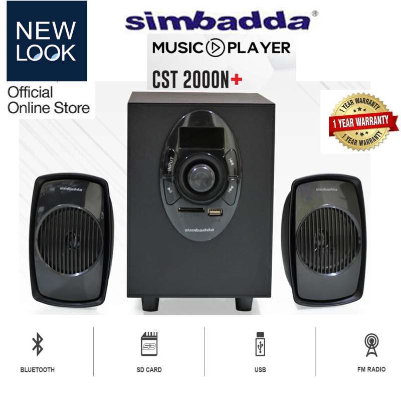 Promo Simbadda Original Speaker Cst 2000n+ Music Player, Bluetooth, Usb ...