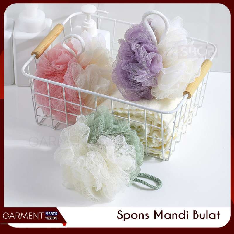 Jual Shower Puff Spons Mandi Besar Pengangkat Daki Sponge Busa Bagus ...