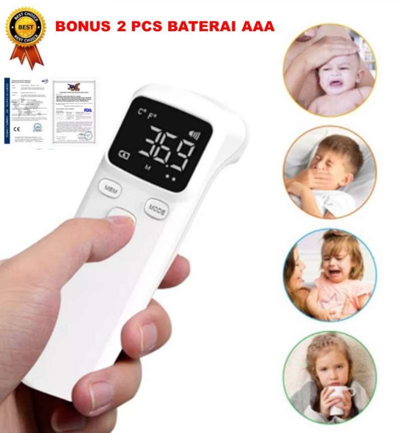 Jual Thermometer Infrared Gun Termometer Digital Thermogun Tembak ...