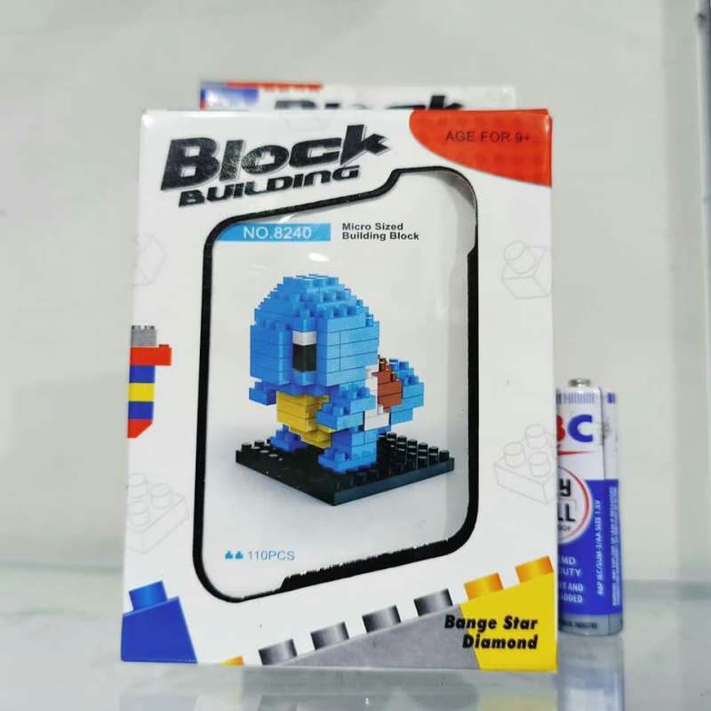 Jual Mainan Block Building Micro Block Pokemon Squirtle Nano Block ...
