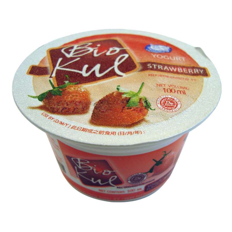 Promo Biokul Stir Yogurt Strawberry 80Ml Diskon 13% di Seller Foodmart ...