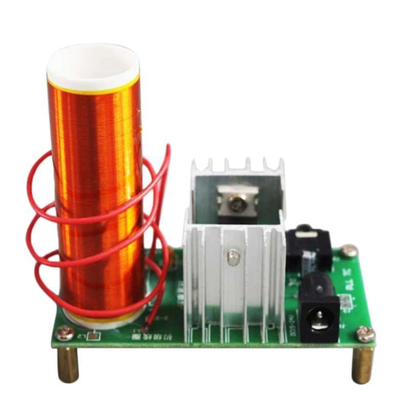 Promo Mini Tesla Coil Kit Music Tesla Coil Plasma Speaker Tesla DC Test ...