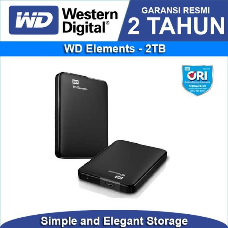 Jual Harddisk 2TB WD Element Usb 3.0 Portable External di Seller Super Laris IT - Pattunuang ...