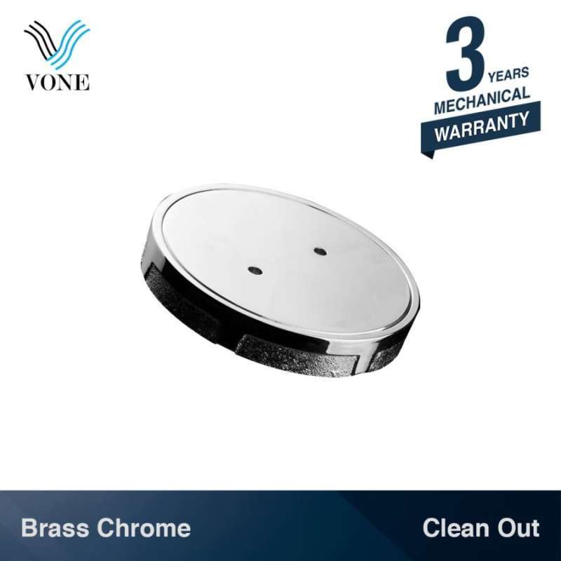 Promo VONE Clean Out 2 2.5 3 4 Inch Tutup Pipa Kontrol Brass Chrome ...