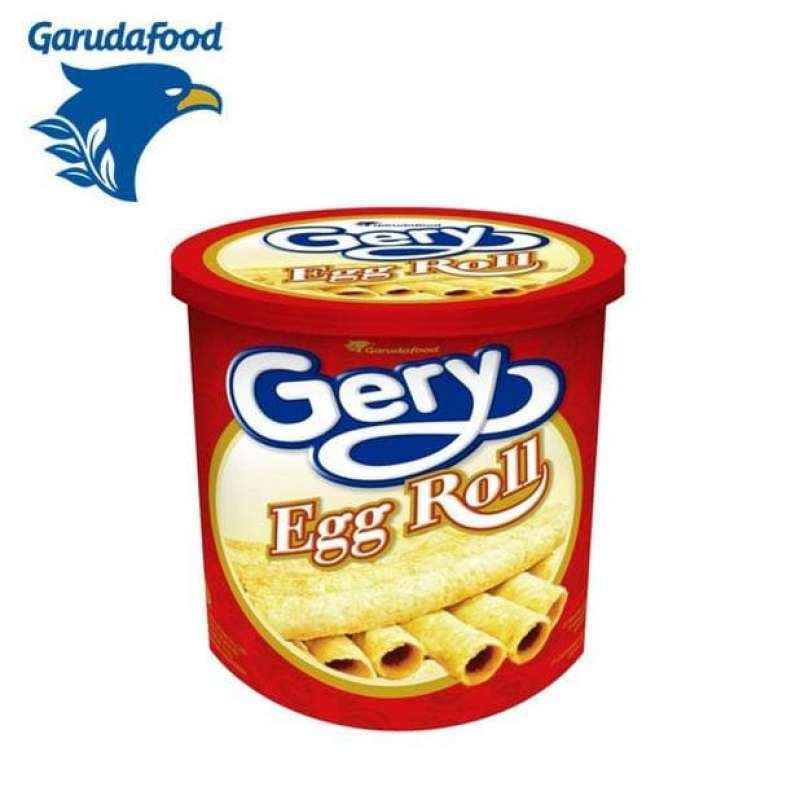 Jual GarudaFood Gery Egg Roll 210gram 210g 210 gram wafer rol garuda ...